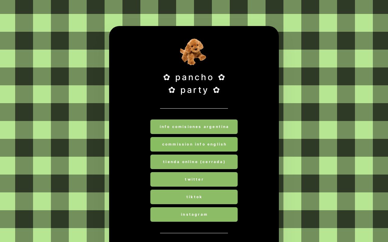 pancho party ୧ ‧₊˚ 🍮 ⋅